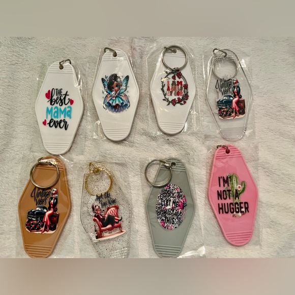 Handmade | Other | Handmade Retro Motel Keychains Set | Poshmark